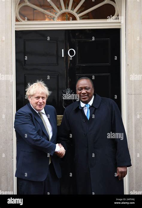 Prime Minister Boris Johnson Welcomes Kenyas President Uhuru Kenyatta