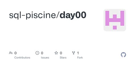 GitHub Sql Piscine Day00