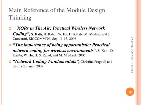 ppt network coding intro and module design thinking powerpoint