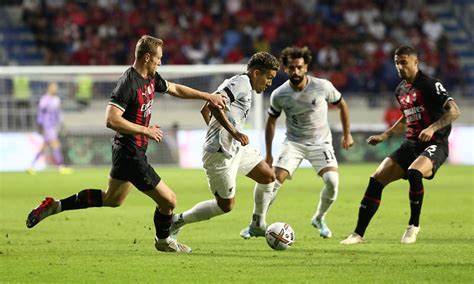 Mohamed Salah Cetak Gol Liverpool Unggul Tipis Atas Ac Milan Di Babak