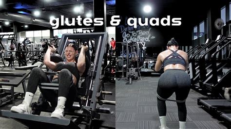 Intense Quads And Glutes Gym Workout Including Warm Up And Cool Down