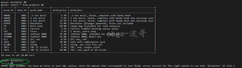 Mysql 语句分隔符 （delimiter）（二十四） Obge 博客园
