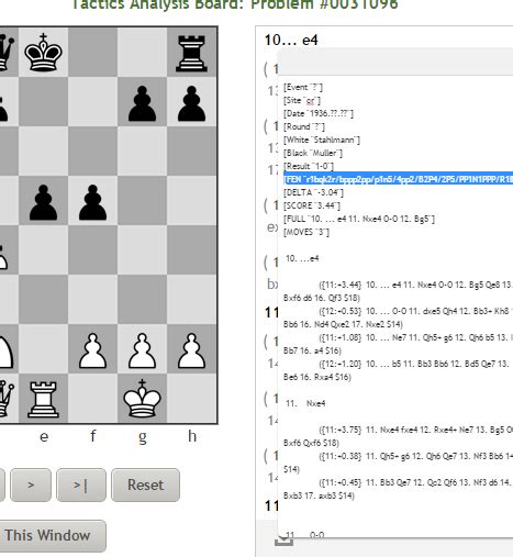 Tactics Trainer Fen Chess Forums