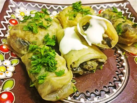 Ukrainian Cabbage Rolls With Mushrooms Ukrainian Recipes