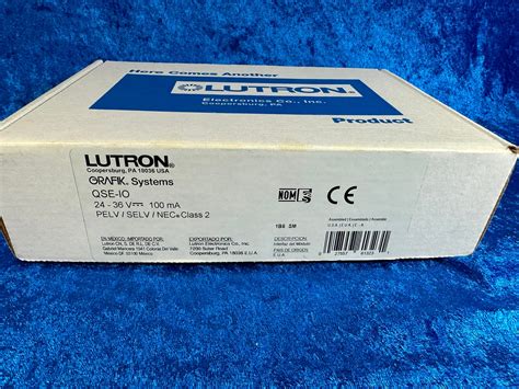 New Lutron Qse Io Grafik Eye Lighting Control System Module Quantitie