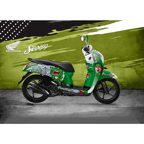Jual Sticker Decal Honda Scoopy Aksesories Motor Honda Scoopy Fullbody