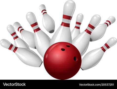 Bowling Strike Vector
