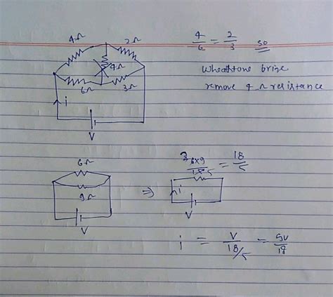 For The Network Shown In The Figure The Value Of The Current I Is