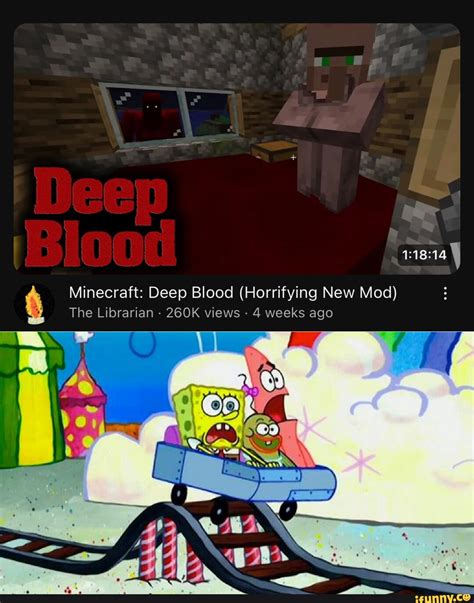 Minecraft Deep Blood Horrifying New Mod The Librarian K Views