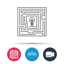 Find Problem Solving Loop Concept Icon Royalty Free Vector