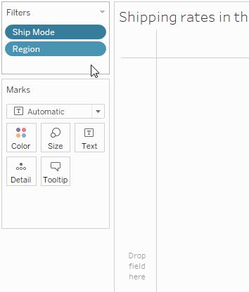 Use Context Filters Tableau