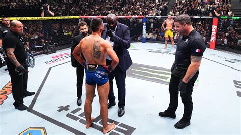 UFC Paris Gros coup d arrêt pour Benoît Saint Denis victoire prometteuse pour Nassourdine