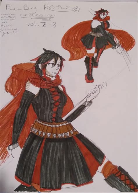 Redesigned Ruby Vol 7 Tried To Keep The Bones Of Her Outfit Rrwby