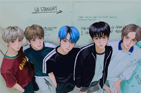 순둡 On Twitter Fan Art Txt Kpop Fanart