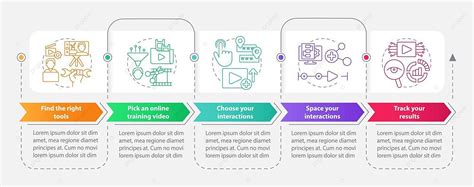 Creating Educational Video Rectangle Infographic Template Chart