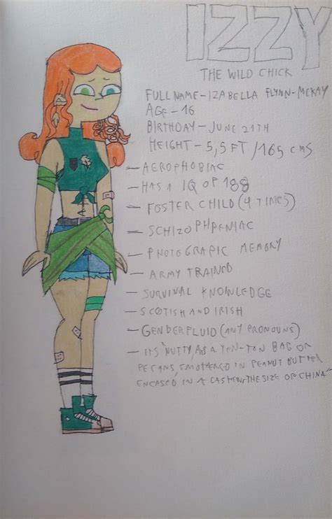 Total Drama Action Izzy
