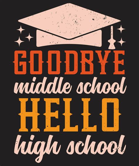 Goodbye Middle School Hello High School 29883913 Vector Art At Vecteezy