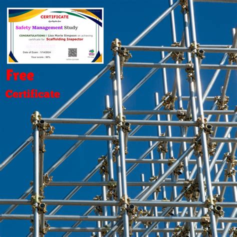 Scaffolding Inspector Course Free Certificate