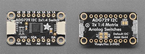 Pinouts Adafruit Adg729 Dual 1 To 4 Analog Matrix Switch Adafruit Learning System