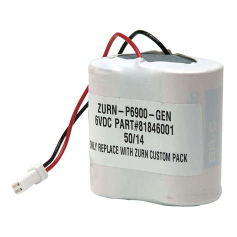 Zurn P6900 GEN BAT 38ZL49 交換用バッテリー プラスチック 日本