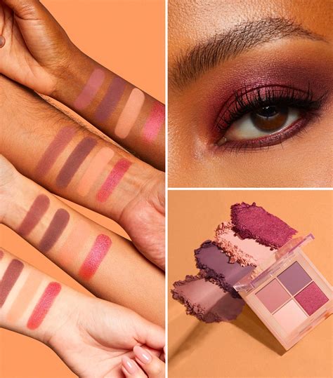 Huda Beauty Glowish Micro Mini Natural Eyeshadow Palette Try It
