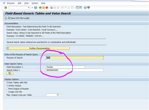 search sap fields in sap s 4hana