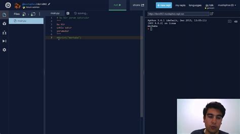 Kolay Yoldan Python Programlama Öğrenin Ders 002 Yorum Satırları