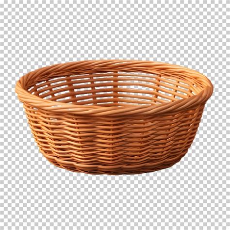 바구니 Png 투명 배경에 고립 프리미엄 Psd 파일