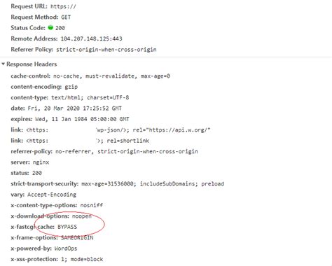 Fastcgi Cache Bypass Wordops Community Forum