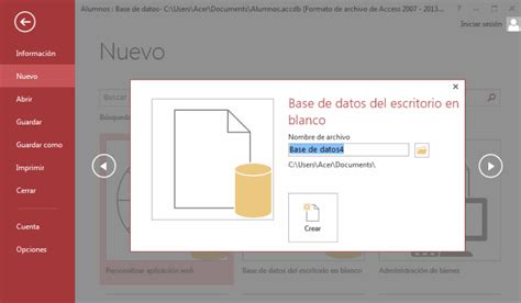 Sistema Gestor De Base De Datos ACCESS Unidad Crear Abrir Y Cerrar Una Base De Datos