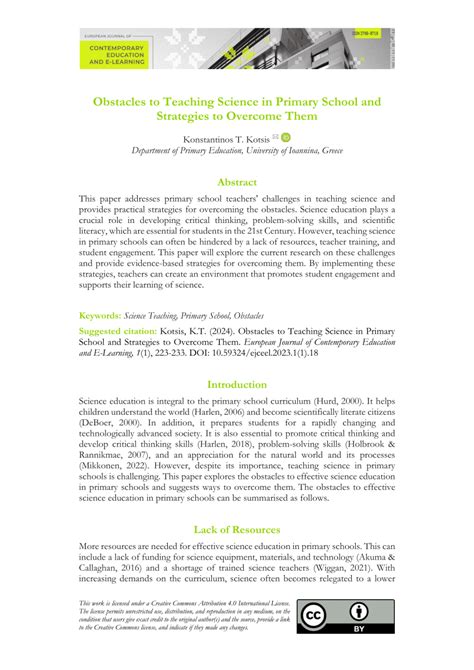 PDF The Outcomes Of The Learning Curve For A Concept In Physics Education