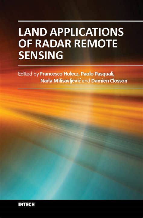 Cbspd Land Applications Of Radar Remote Sensing Hb 2017