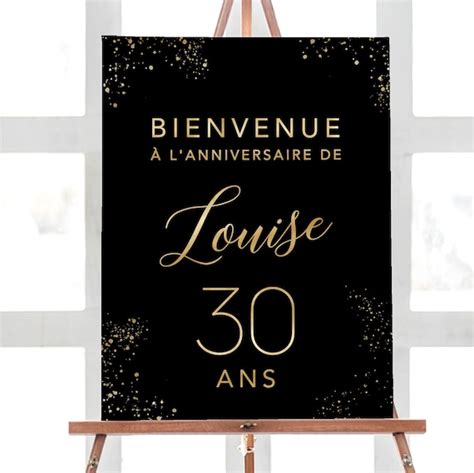 30th Birthday Sign Welcome Birthday Party Sign 30th Birthday Etsy