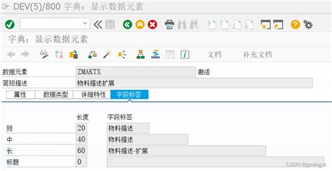 Sap Mm 物料描述maktx 40个字符不够用的问题处理sap物料描述过长解决方案 Csdn博客