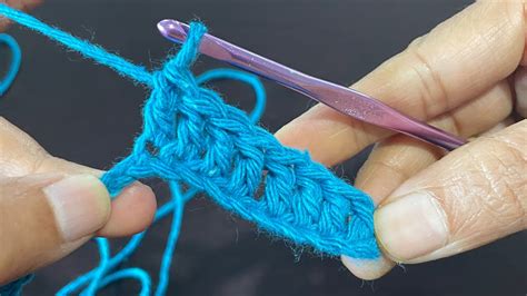 Absolute Beginners Double Crochet Step By Step Easy Crochet Youtube