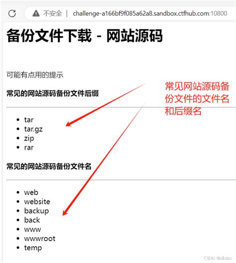 ctfhub web信息泄露 csdn博客