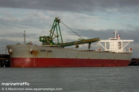 Ship Hope I Bulk Carrier Registered In St Kitts Nevis Vessel