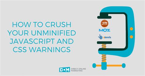 how to fix unminified javascript and css files issues direct online