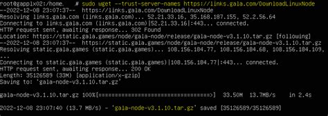 Updating The Gala Node Software On Ubuntu Linux Gala