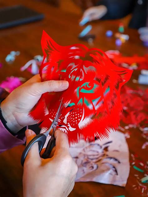 非遗传承 东北剪纸 花瓣网