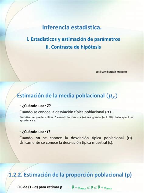 Estimación De Parámetros Pdf Métodos De Evaluación Teoría De La