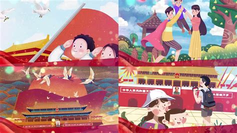 中国少先先锋队队歌歌曲背景 视频素材下载