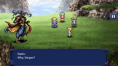 Happy To Be Able To Play FFVI On My Phone But Truthfully I Miss The Original Sprites From SNES