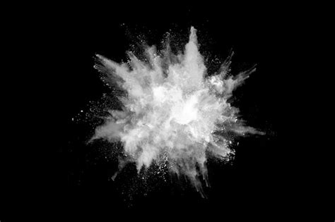 Explosion White Background