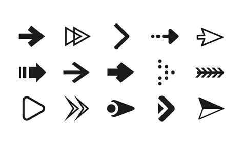 Set Cursor Arrows Vector Icon 27880220 Vector Art At Vecteezy