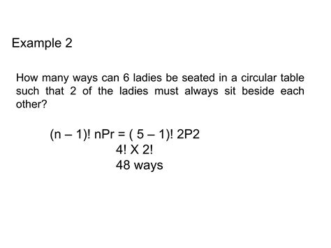 Permutations Power Point Pdf