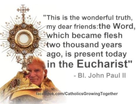 Eucharistic Quotes From The Saints Quotesgram