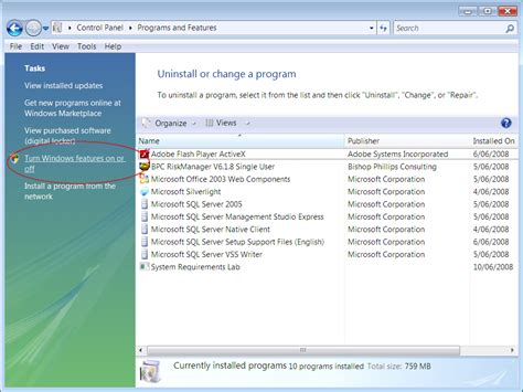Install MS IIS On Windows Vista RiskWiki