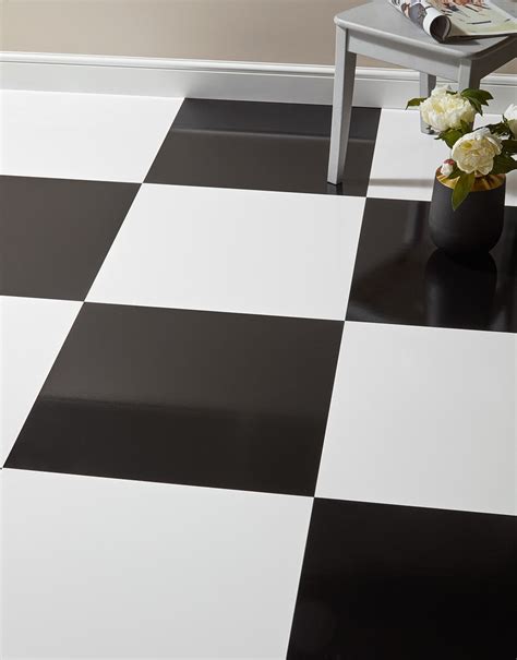 Black Tile Effect Laminate Flooring For Kitchens Things In The Kitchen