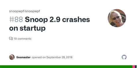 snoop 2 9 crashes on startup · issue 88 · snoopwpf snoopwpf · github